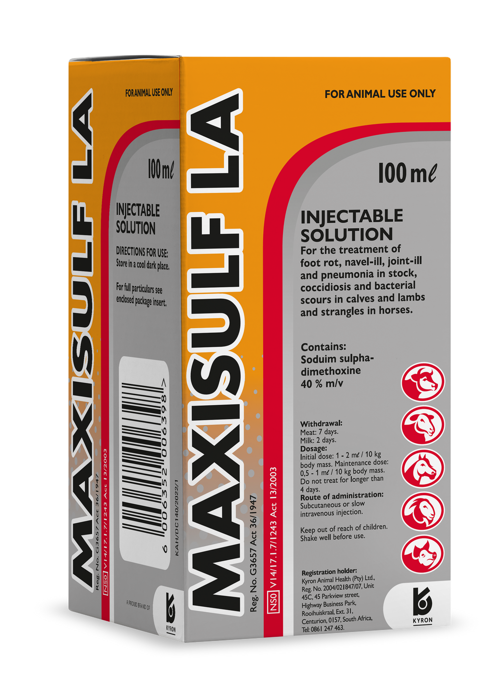 MAXISULF-LA-100ML – Biovet